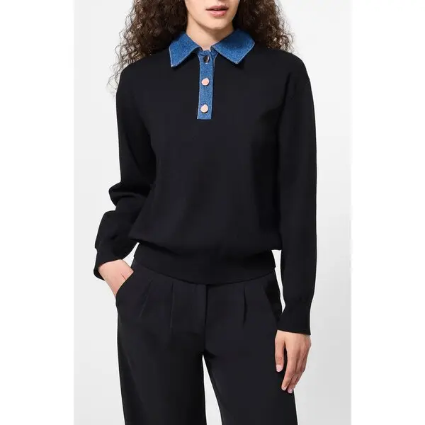 French Connection Collared Sweater
