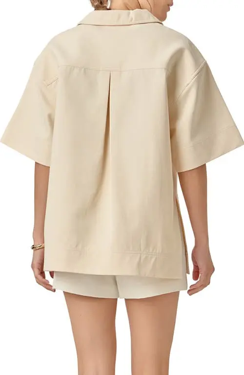 English Factory Cotton Longline Top