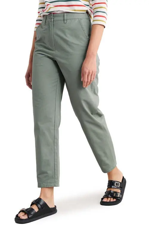 SEASALT CORNWALL Mor Path Organic Cotton Ankle Straight Leg Pants