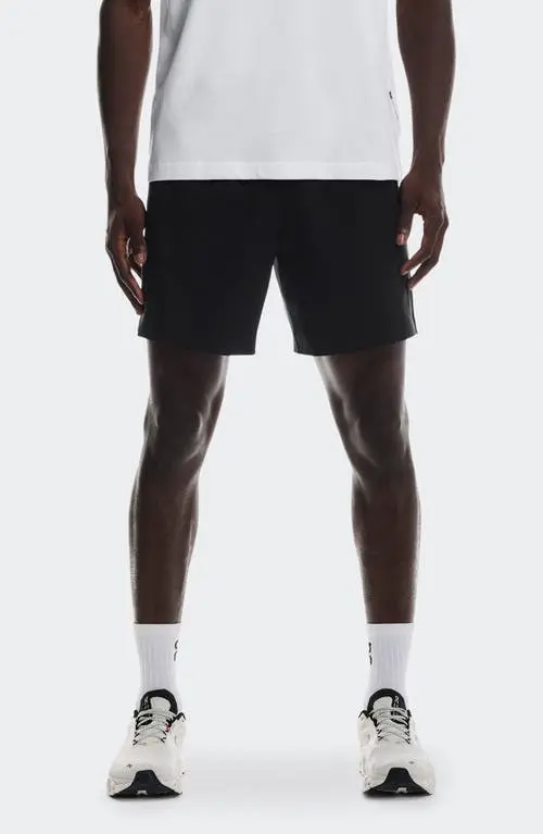 On Focus Stretch Running Shorts - Black