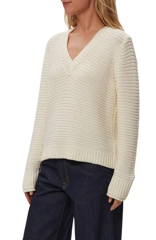 Michael Stars Linda Tape Yarn V-neck Sweater