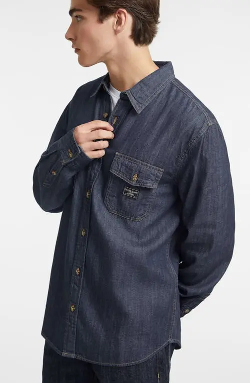 Guess Regular Fit Denim Button-up Shirt