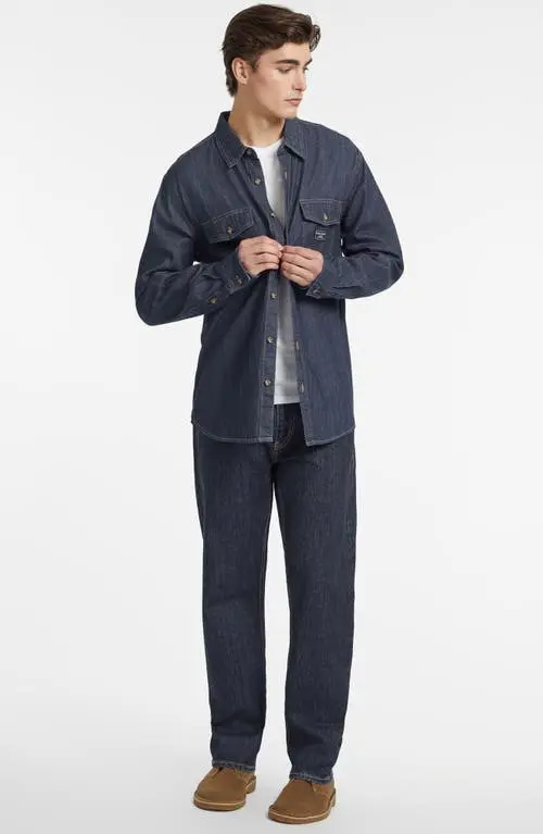 Guess Regular Fit Denim Button-up Shirt