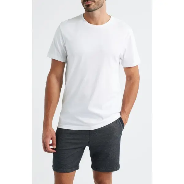 Mack Weldon Slim Fit Crewneck Pima Cotton T-shirt - Bright White