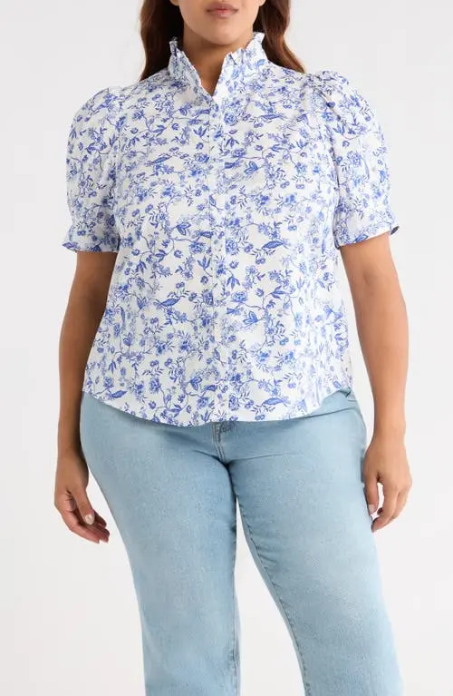 SUGARLIPS Floral Print Cotton Top