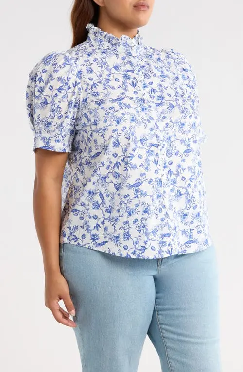 SUGARLIPS Floral Print Cotton Top
