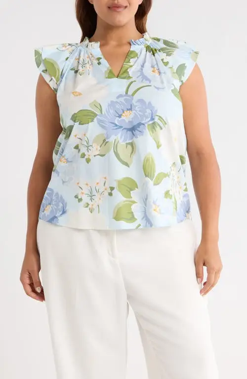 SUGARLIPS Sloane Floral Ruffle Top