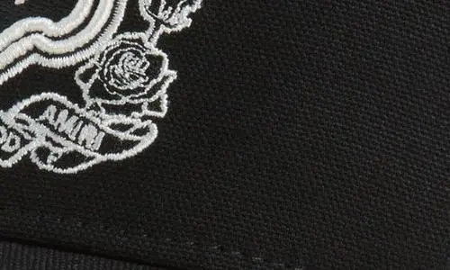 Amiri Ma Crest Trucker Hat - Black | Editorialist