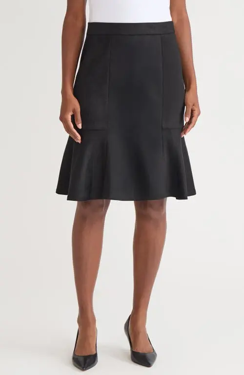 KASPER Flared Pull-on Skirt