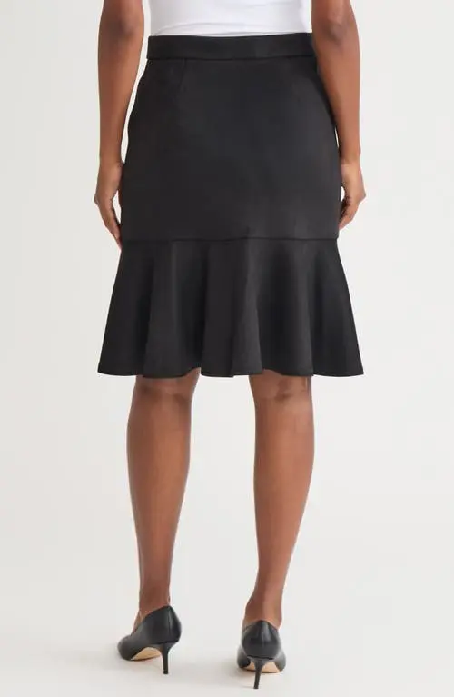 KASPER Flared Pull-on Skirt