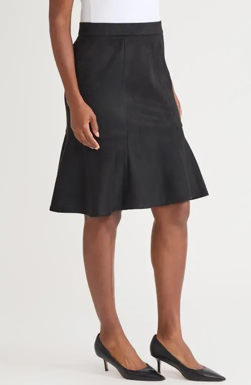 KASPER Flared Pull-on Skirt