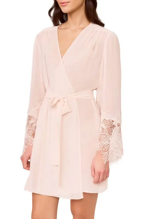 Rya Collection Delight Lace Cover-up Robe - Blush