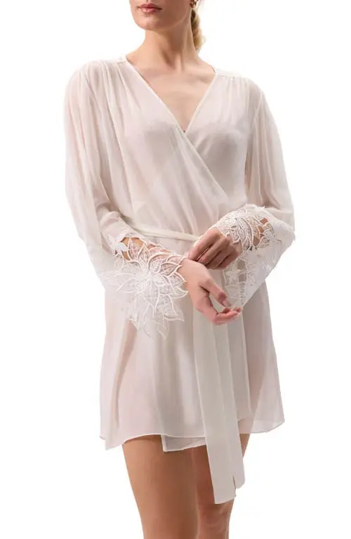 Rya Collection Delight Lace Cover-up Robe - Ivory