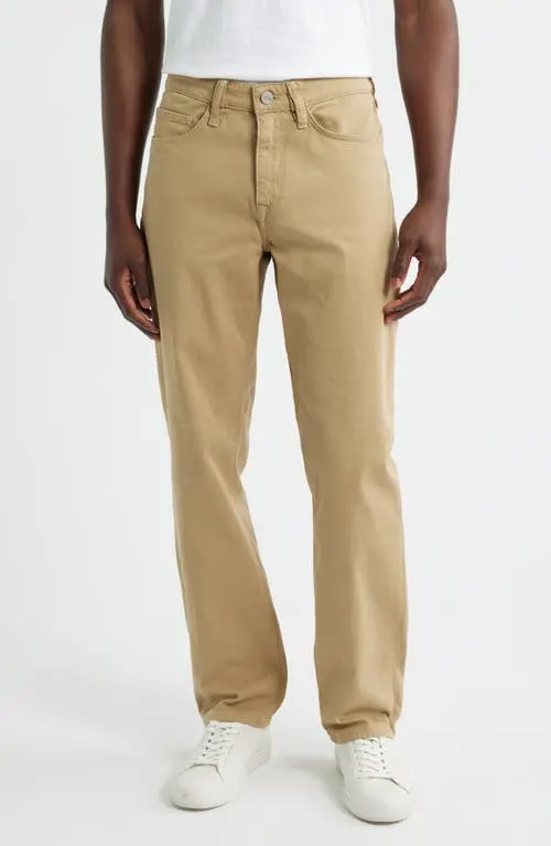 34 Heritage Charisma Stretch Cotton Straight Leg Pants - Beige Honeycomb