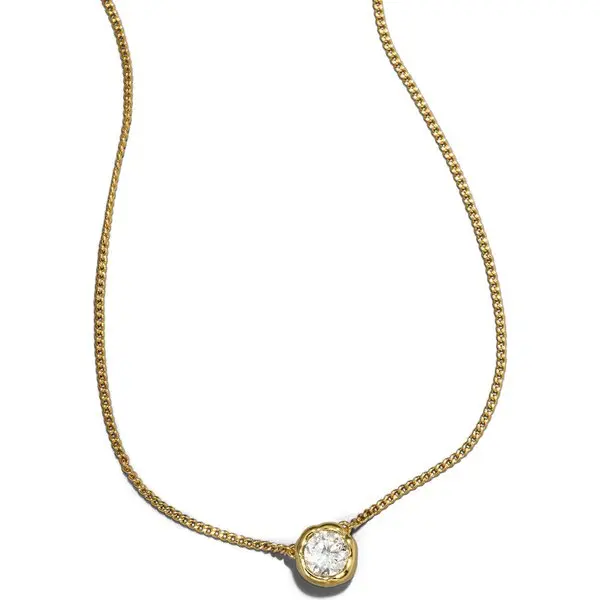 Alexis Bittar Asterale Solitaire Pendant Necklace - Gold