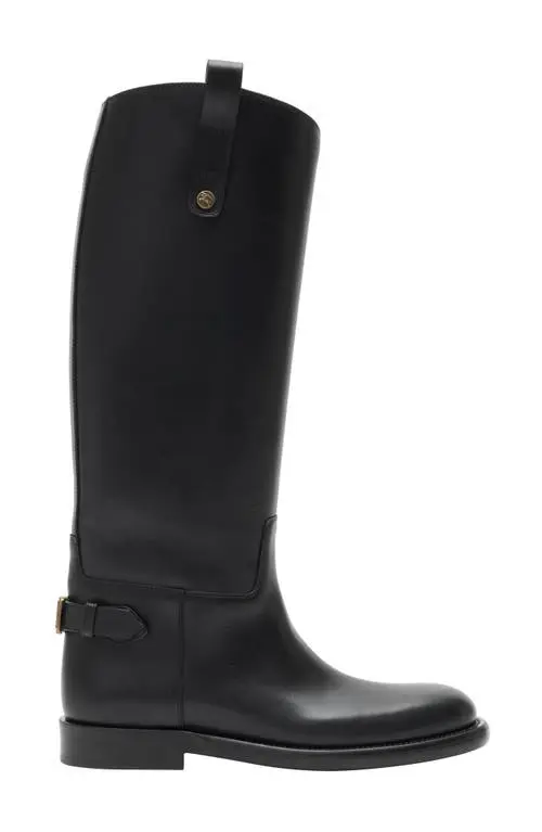 Burberry Cavalier Riding Boot - Black