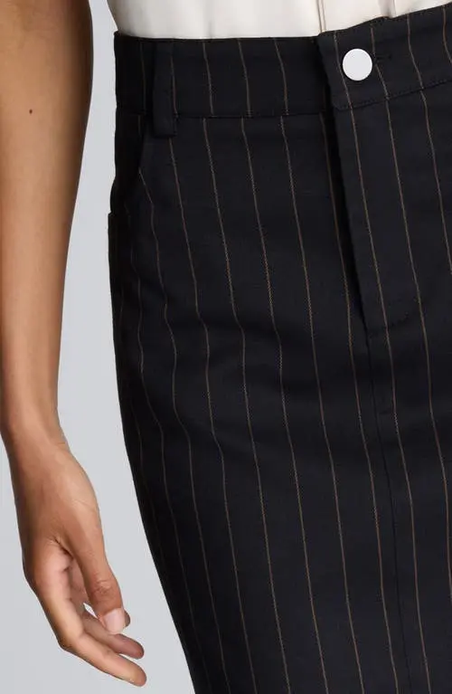 KENNETH COLE Pinstriped Miniskirt