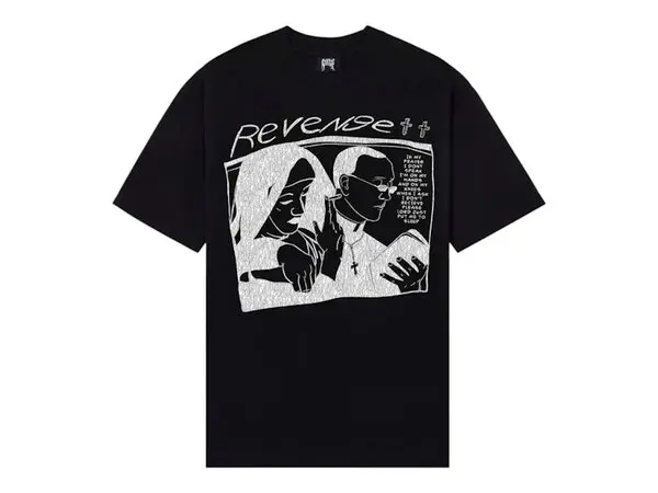 REVENGE Heaven Sent T-shirt - Black