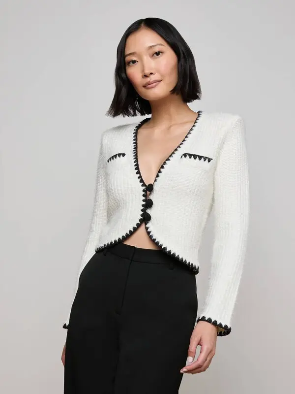 L'Agence Anaya Knit Cardigan