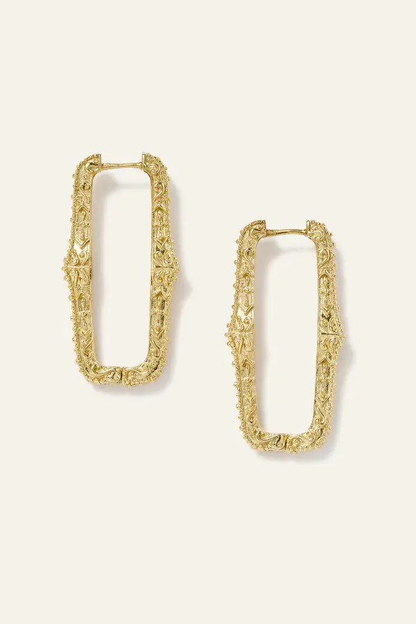 Ba&sh Doha Silver Earrings - Gold