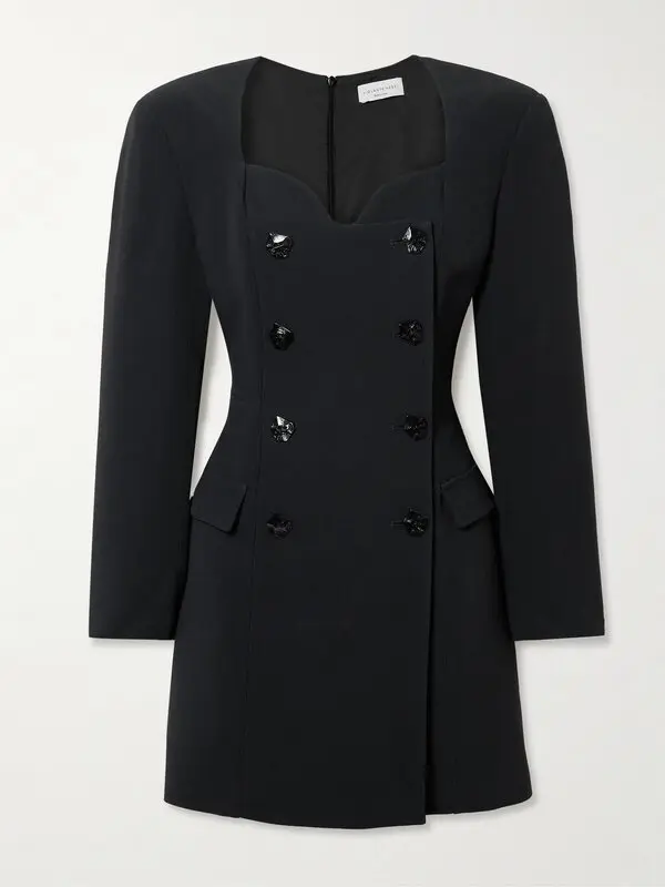 VIOLANTE NESSI Botero Double-breasted Mini Dress