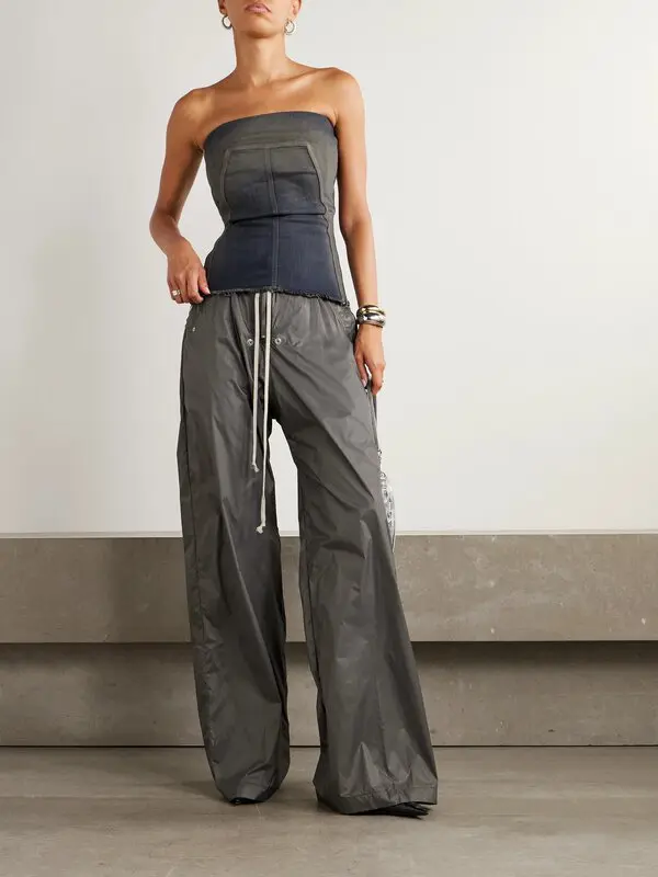 Rick Owens Geth Belas Wide-leg Shell Pants
