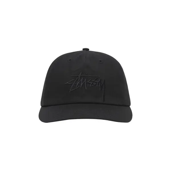 StÜssy Mid-depth Big Stock Cap - Black