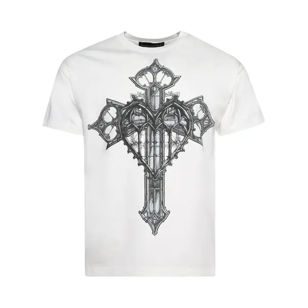 WHO DECIDES WAR BY EV BRAVADO Crossed Heart Tee - White