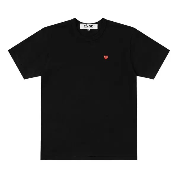Play Comme Des Garcon Small Heart T-shirt - Black
