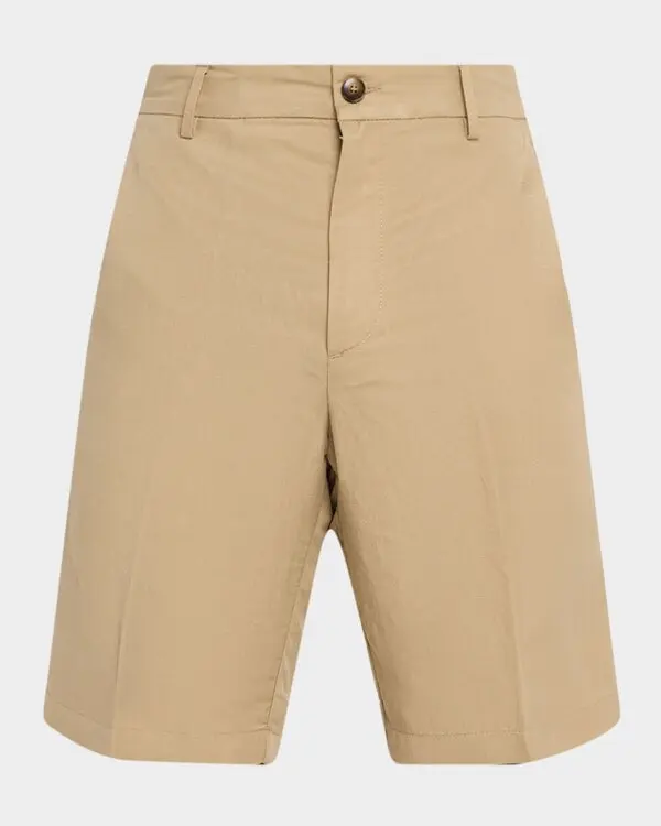 Canali Linen And Silk Bermuda Shorts