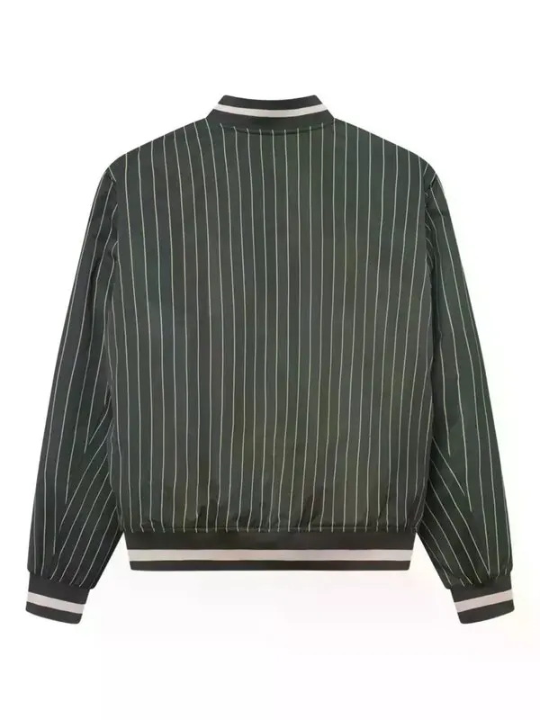 LES DEUX Pinstripe Bomber Jacket