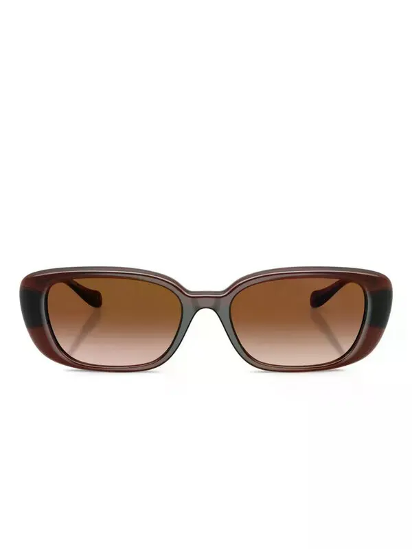 Versace Medusa Embellished Sunglasses - Brown