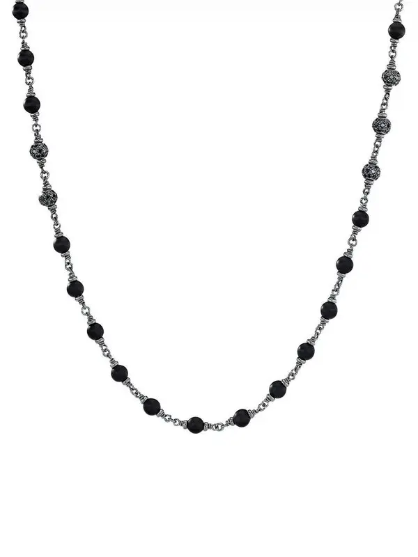 David Yurman Spiritual Beads Rosary Necklace - Silver