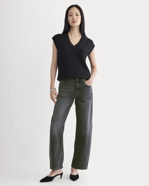 Everlane Loose Curve Jean - Carbon Midnight