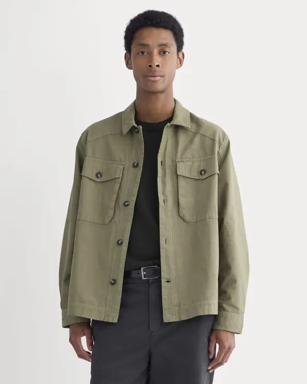Everlane Utility Shirt Jacket - Kalamata