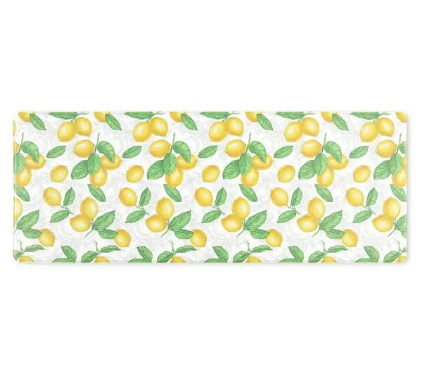 MARTHA STEWART Lots Of Lemons 18x48 Kitchen Mat - One-color