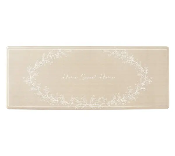 MARTHA STEWART Bloomfield Home Sweet Home 18'x4 8' Kitchen Mat - One-color