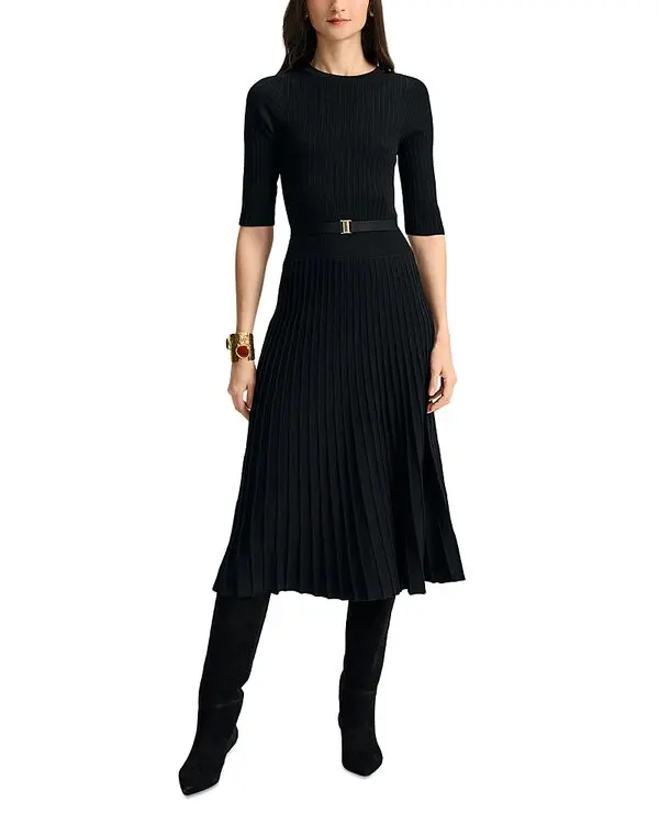 Veronica Beard Elthea Knit Dress - Black