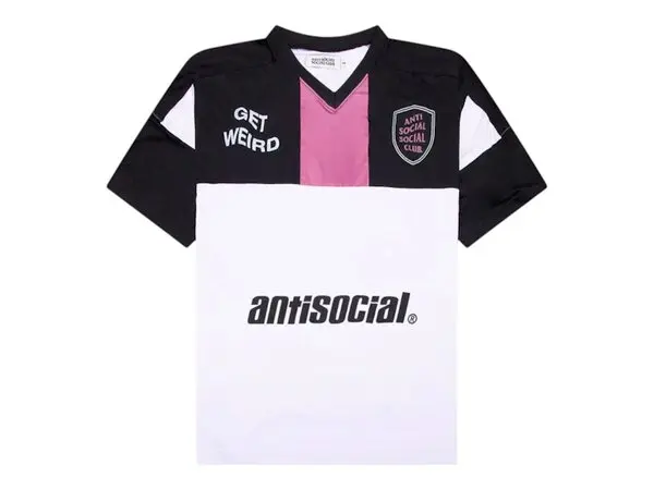 ANTI SOCIAL SOCIAL CLUB Get Weird Soccer Jersey - White