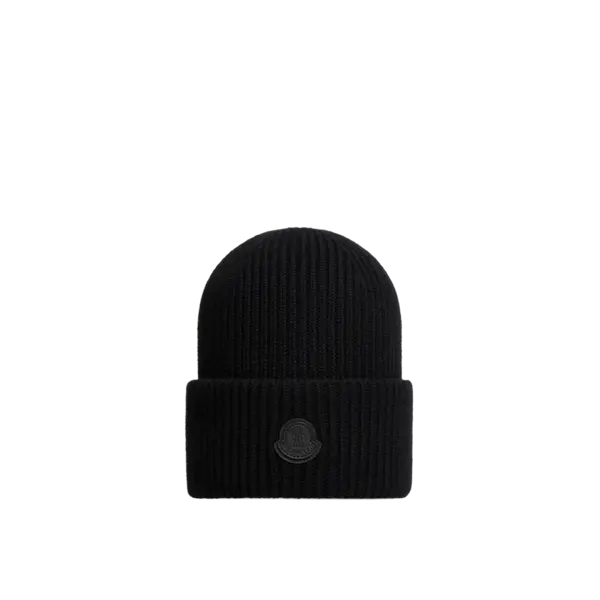 Moncler Cashmere Beanie - Black