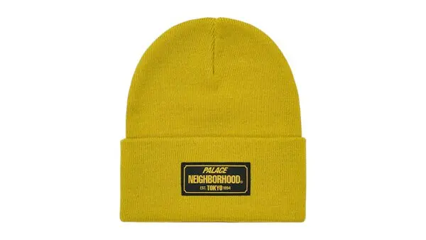 PALACE X Neighborhood Beanie - Yellow