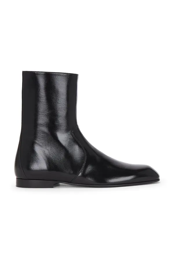 Khaite Colt Ankle Boot - Black