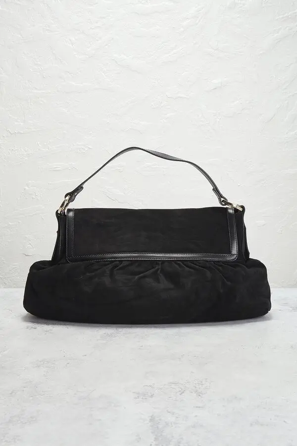 Fendi Vintage Suede Shoulder Bag