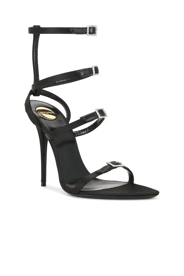 Saint Laurent Gippy Heeled Sandal