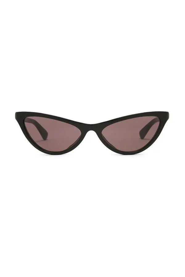 Bottega Veneta Cat Eye Sunglasses - Black & Grey