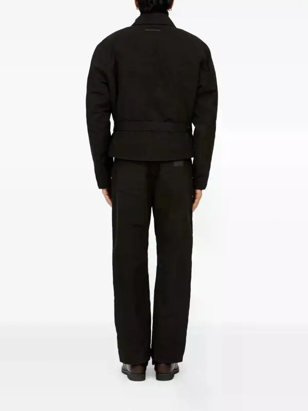 MAISON MARGIELA Belted Asymmetrical Zip Jacket