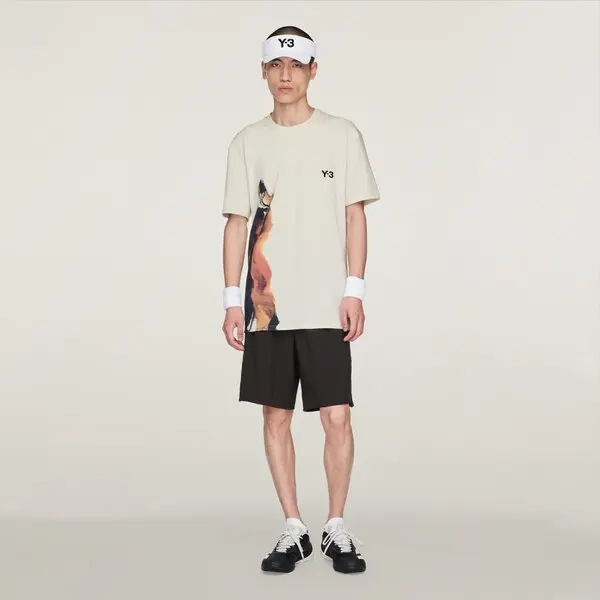 Adidas Y-3 Tennis Pro Freelift Tee Grey