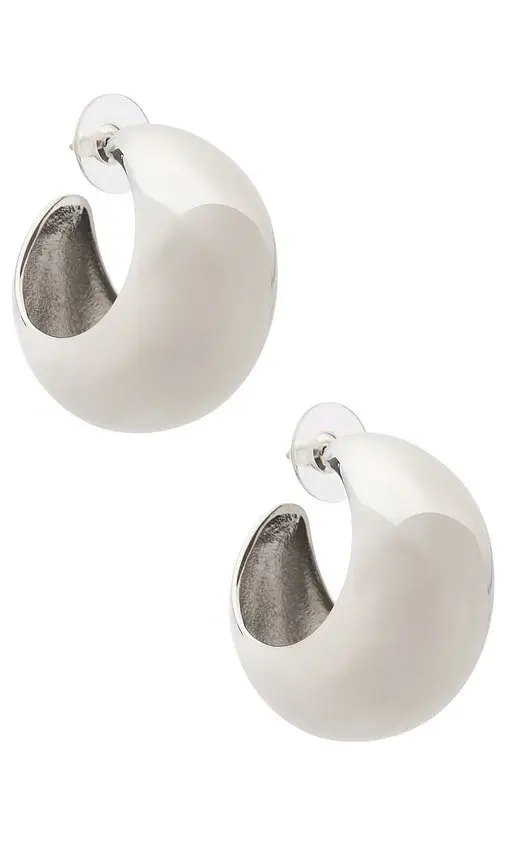 Isabel Marant Large Hops Hoop Earrings - Silver