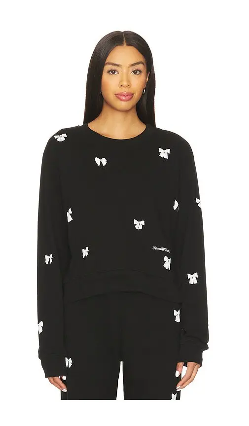 Lauren Moshi Puff Bow Pullover
