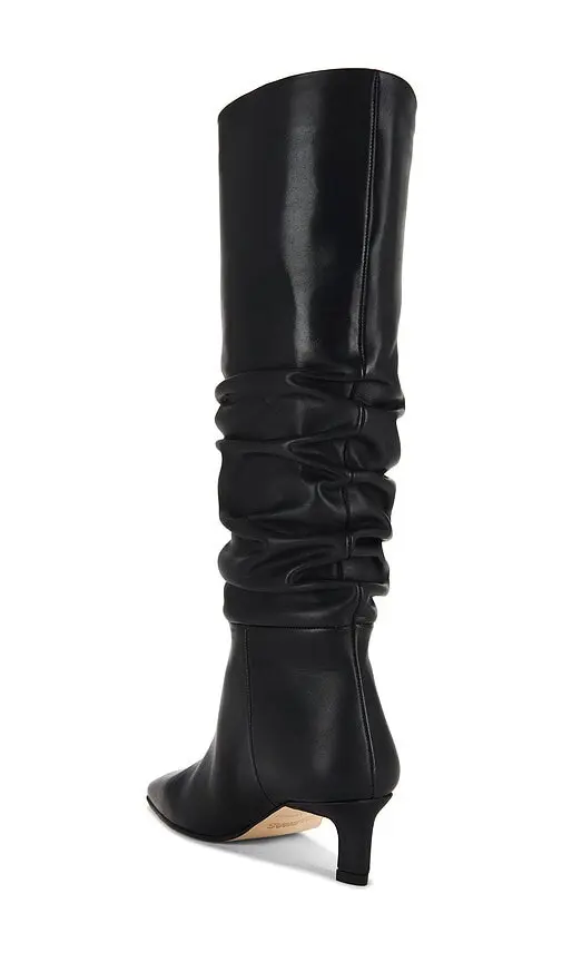 ALOHAS Kalila Ruched Leather Boot